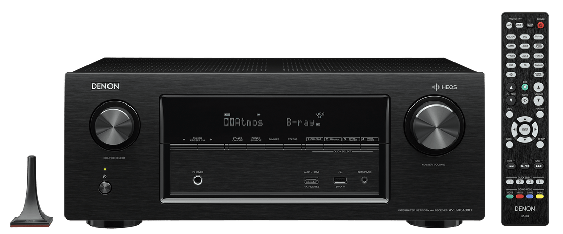 🔊 AVR-X3400H Denon AV Amplifier - Audio and Video | Klibtech | Colombia ...